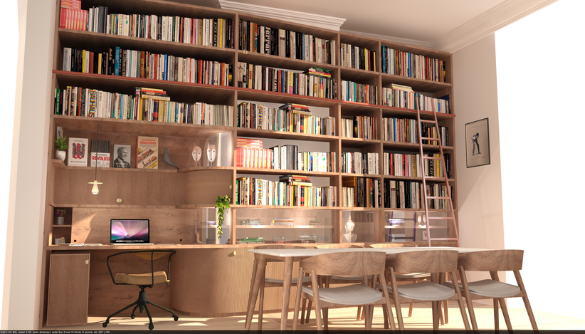 Bibliotheekkast M&A | studio mowk