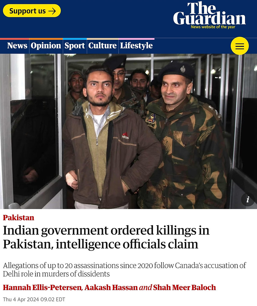 Pakistan intelligence leaks to The Guardian are made to embarrass the UAE