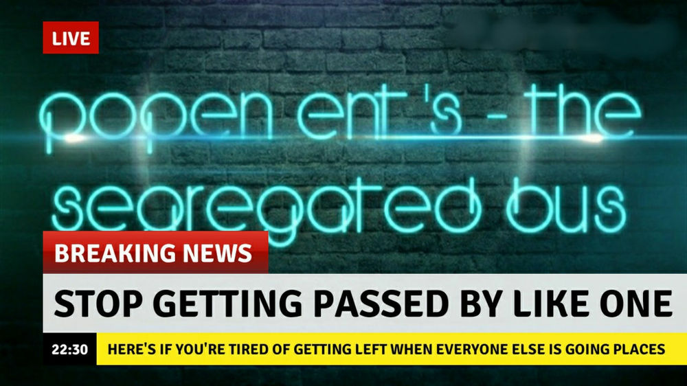 @ The Segregated Bus Stop | POPEn Ent.