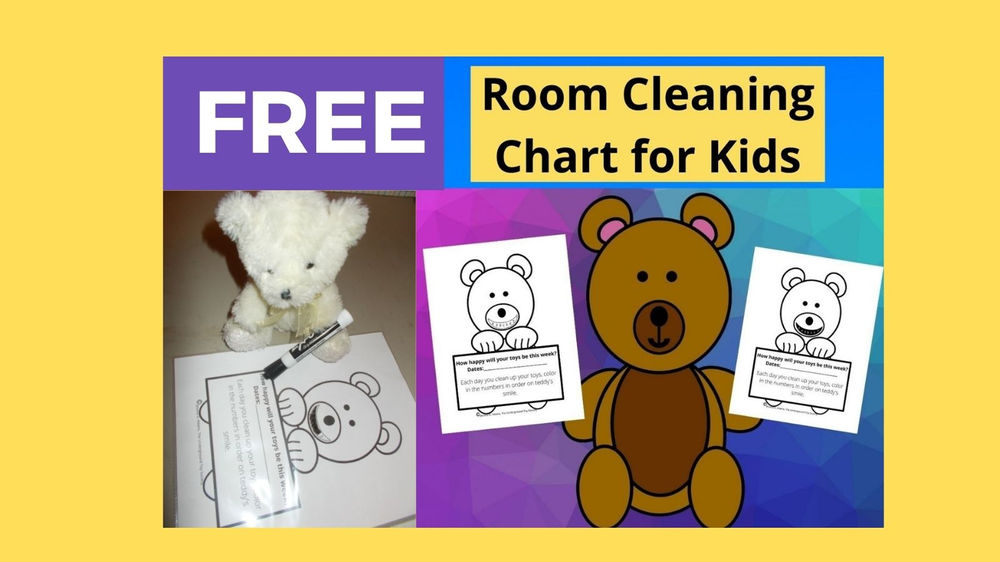 Room Cleaning Chart for Kids