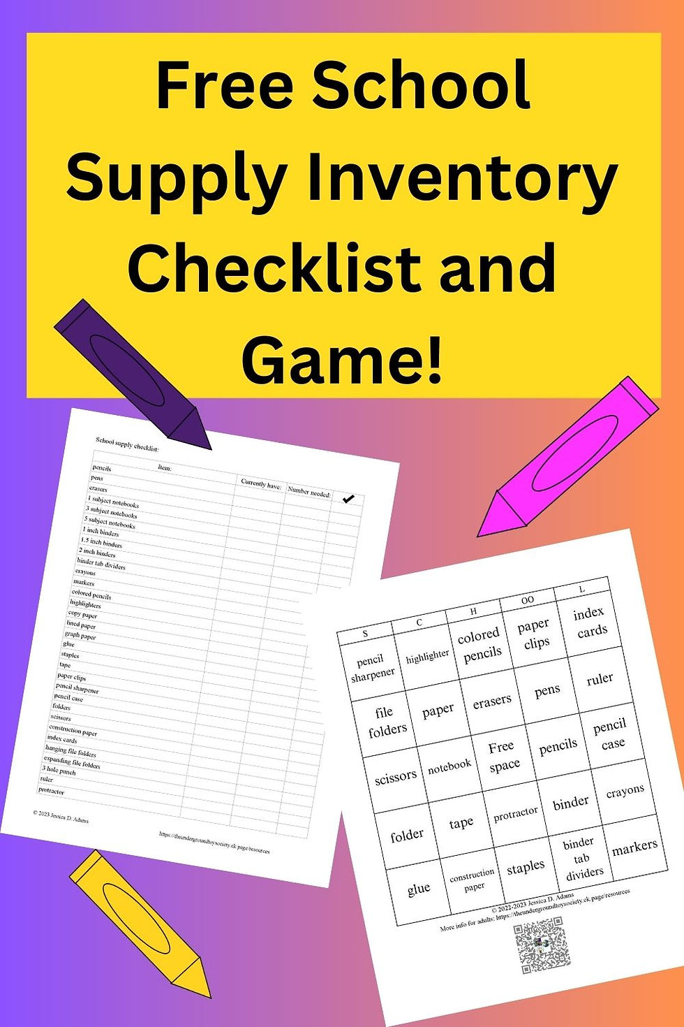 School Supplies List Free Inventory Checklist And Game Printable school-supplies-list-free-inventory-checklist-and-game-printable