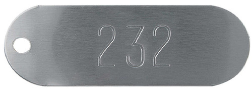 Race-Track Numbered Aluminum Tags | Pacforest Supply Co