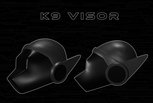 K9 Protogen Visor | FurBitten Studios