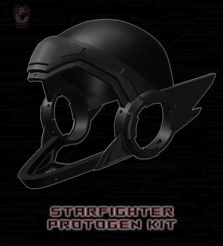 Starfighter Protogen Helmet Kit | FurBitten Studios