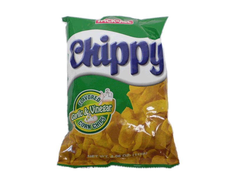 J&J Chippy Garlic & Vinegar Corn Chips 110gm