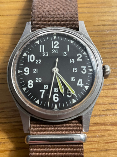 Hamilton GG-W-113: U.S. Army Pilot Watch - Vietnam issue | Chrono6538