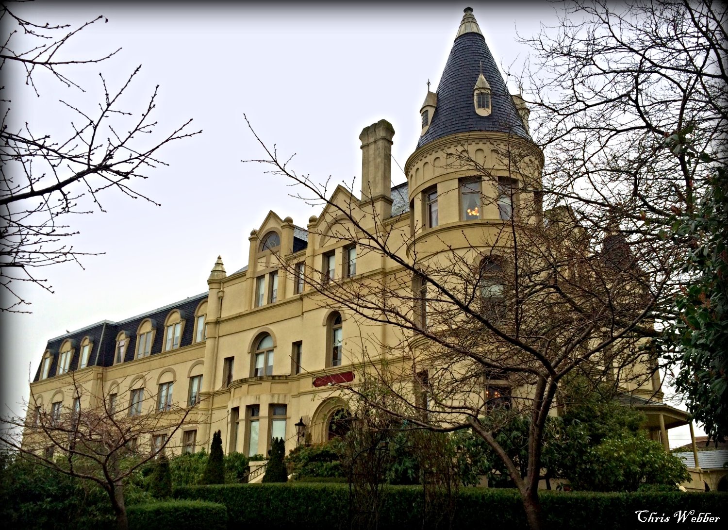 The Manrea Castle Hotel in Port Townsend, Washington.