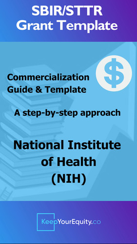 NIH Commercialization Plan Guide and Template | KeepYourEquity.co
