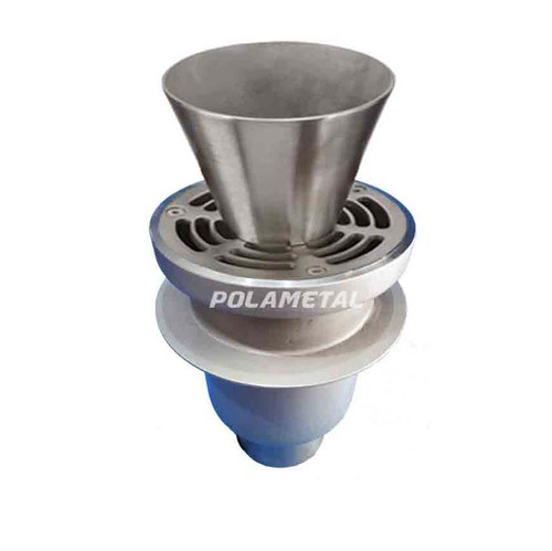 Industrial Floor Drain - Tundish and Funnel Cover, Stainless Steel ...