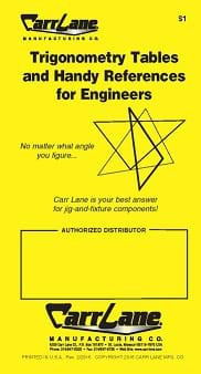 Carr Lane Trigonometry Tables and Handy References for Engineers ...