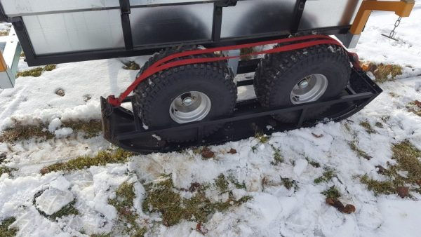 RR605 - TANDEM AXLE SLED SKI
