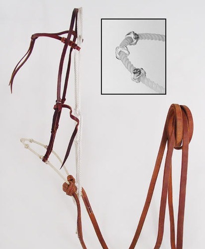 Pigging String Hackamore | Cow Horse Supply