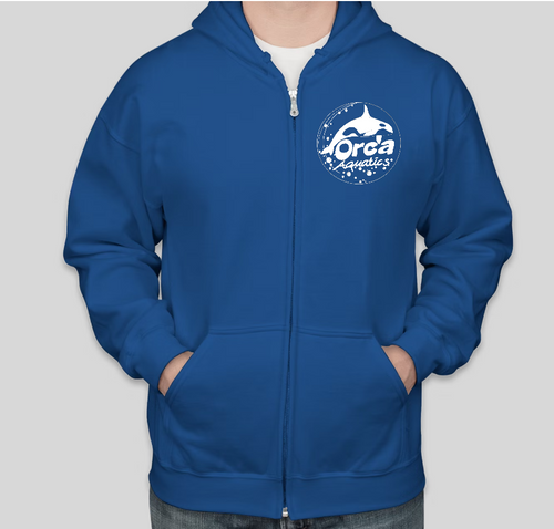 Orca Orca Orca Orca Adult Zip-Up | Orca Aquatics