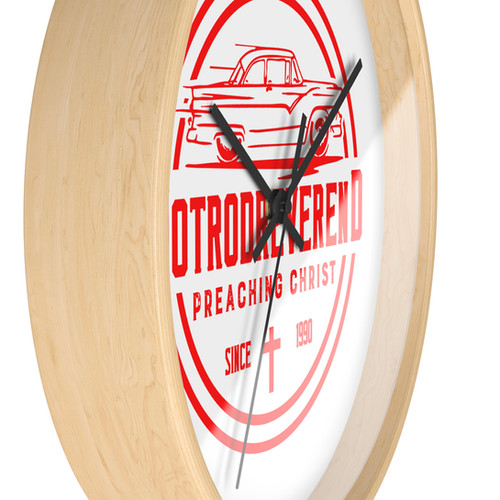 Hot Rod Reverend Wall Clock, 10" diameter | hotrodreverend