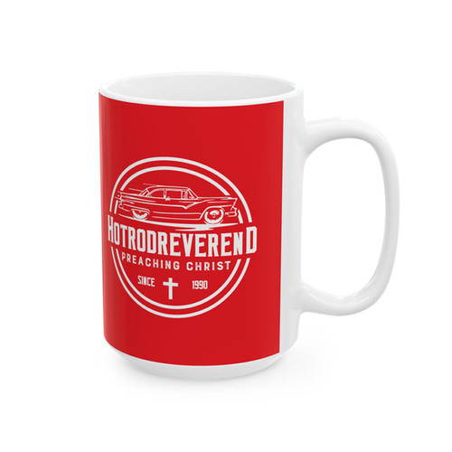 Hot Rod Reverend 15oz Mug - Red | hotrodreverend