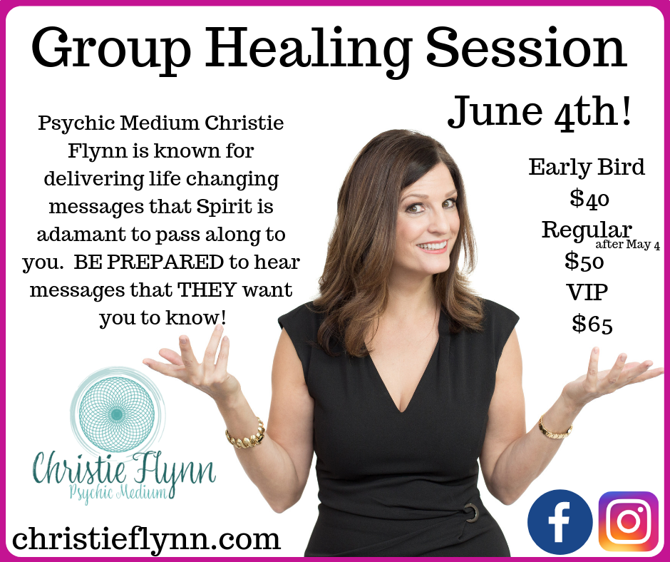 Psychic Medium Christie Flynn Group Reading (1) | ChristieFlynn.com