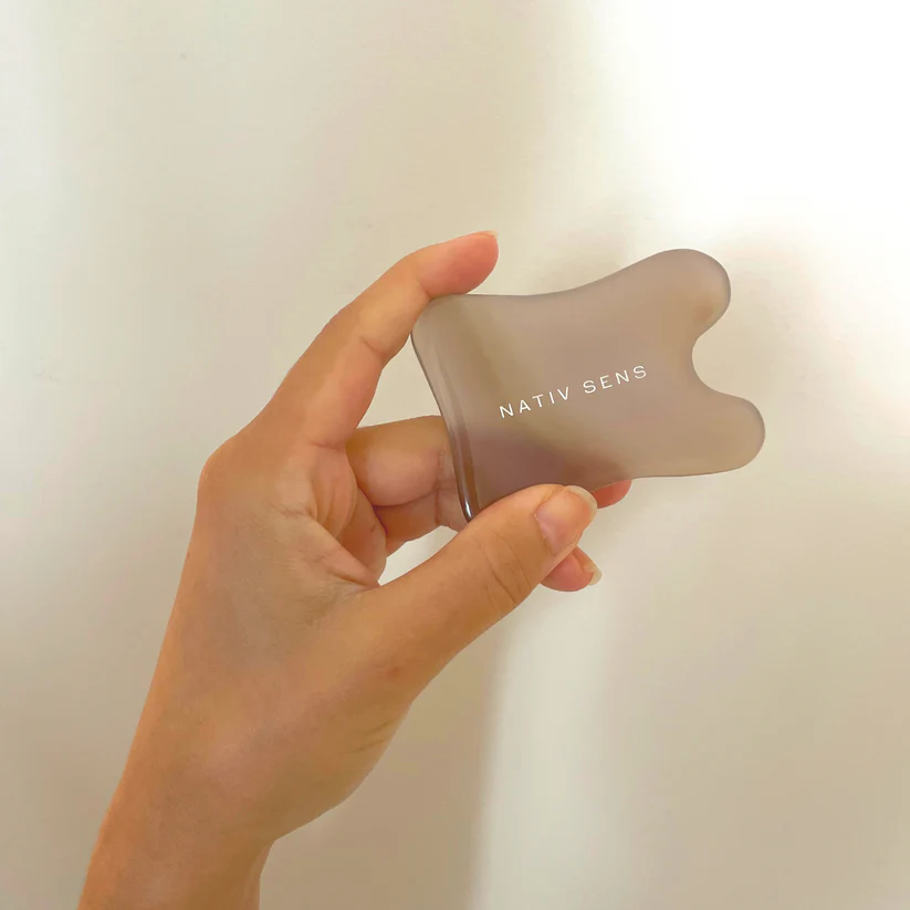 NATIV SENS Face Gua Sha / AGATE | The Benev