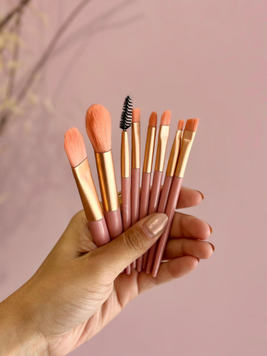 Set 8 mini brochas | Maquillaje BU