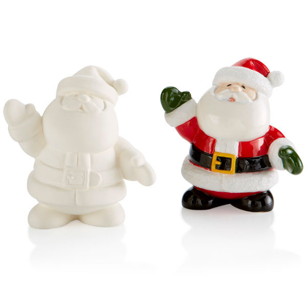 Bisque Ceramic Santa | The Painted Toad