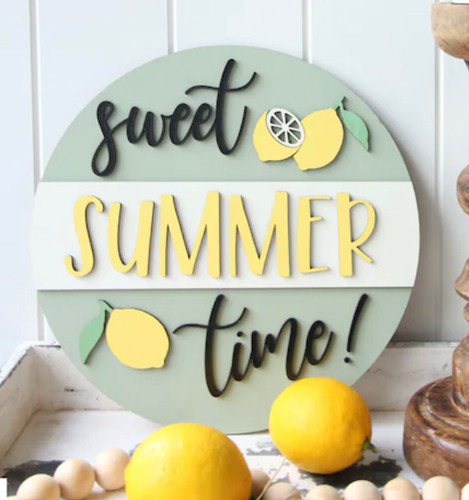 Sweet Summer Time Sign | The Painted Toad