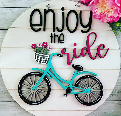Enjoy the Ride Sign | The Painted Toad