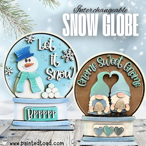 Interchangeable Snow Globe-Winter | The Painted Toad