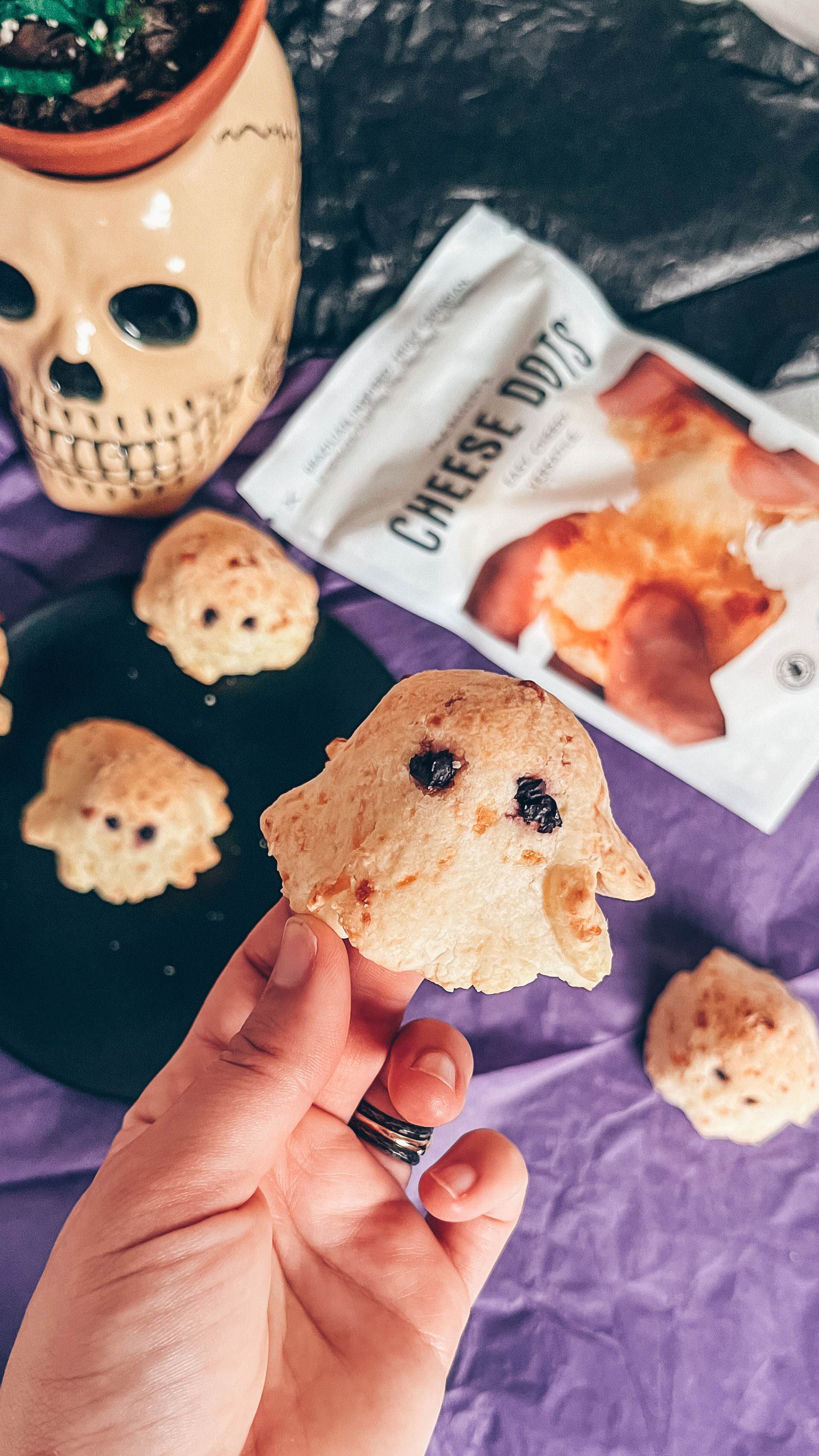 Cheese Dots Ghosts | Paz Bakery