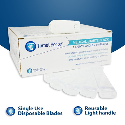 שפדל אור Throat Scope - ערכה רפואית | תרפיק