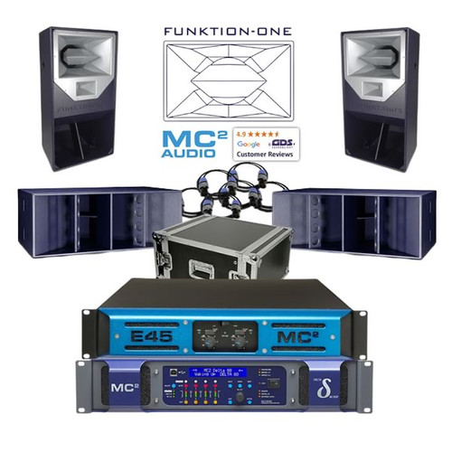 Funktion One Res 2, F218 mk2 & Mc2 Turnkey PA System | GDS Sound & Light