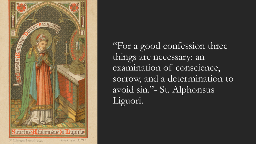 The Three Essential Parts of a Good Confession.