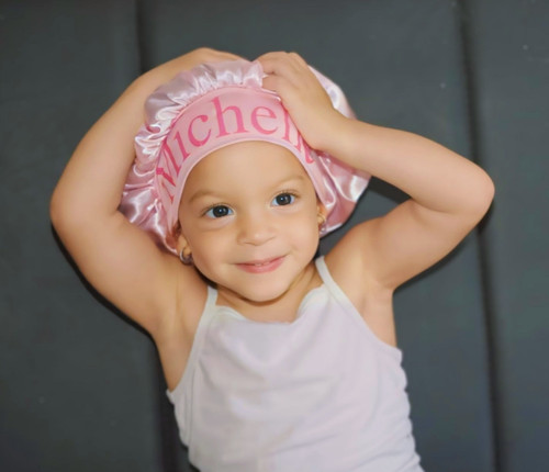 Mini's Silk Personalized Hair Bonnet | Twinkles Moms&Minis
