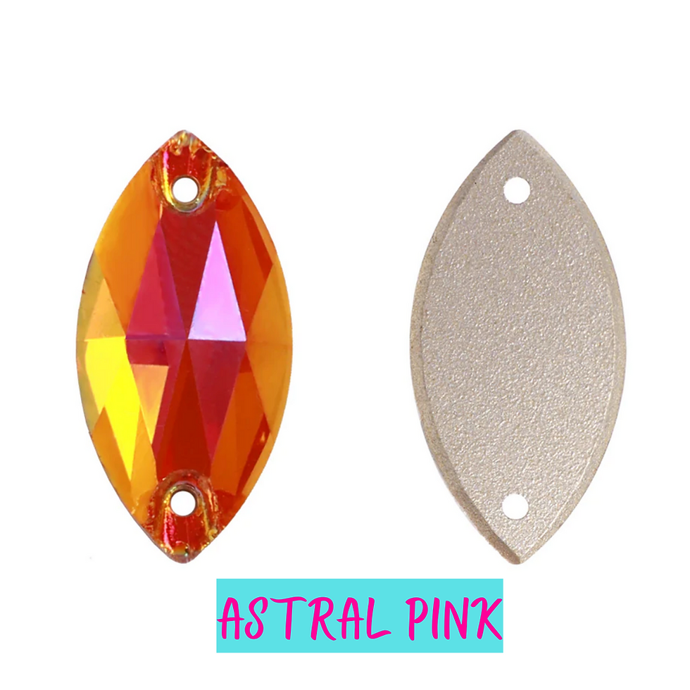 Astral Pink Navette | Royal Rhinestones