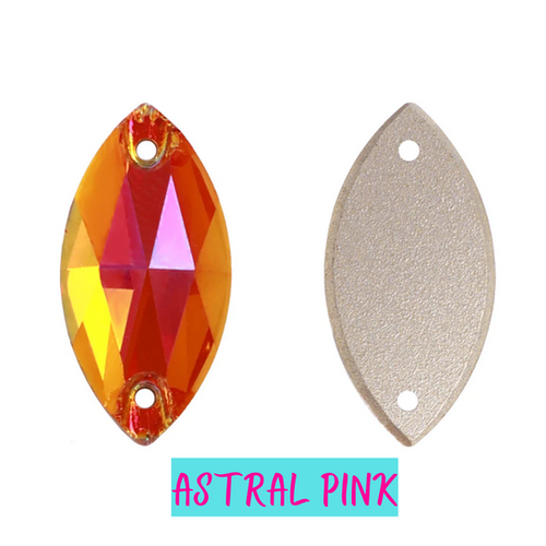 Astral Pink Navette | Royal Rhinestones