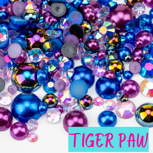 Tiger Paw Flatback Pearls | Royal Rhinestones
