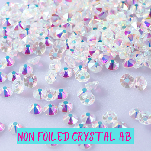 Crystal AB Unfoiled 16 Cut | Royal Rhinestones