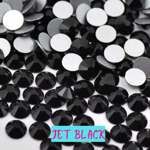 Jet Black 14 Cut | Royal Rhinestones