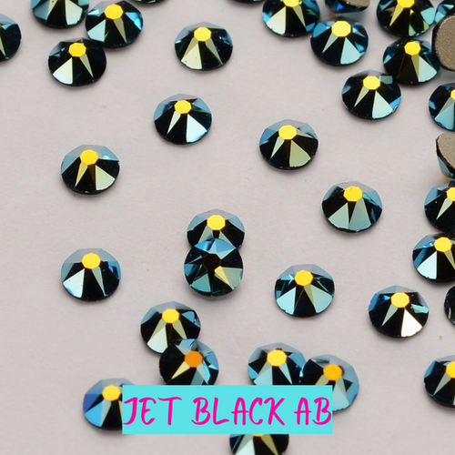 Jet Black AB 16 Cut | Royal Rhinestones