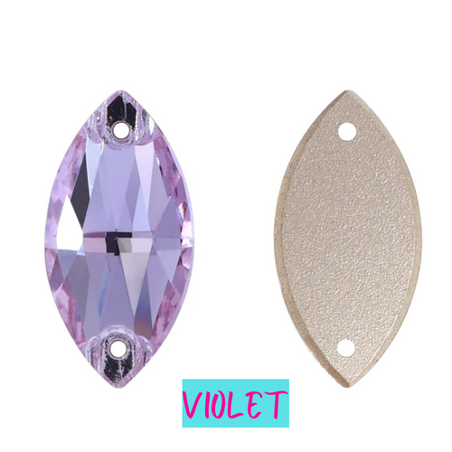 Violet Navette | Royal Rhinestones
