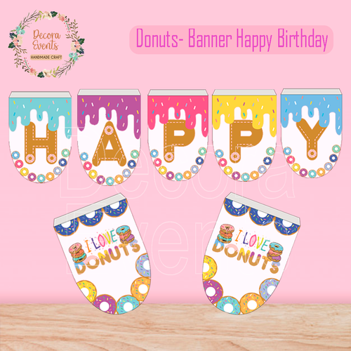 Donut Theme Party Printable: Decorations, Invitations & More