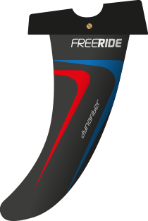 Dynafiber Power Box Windsurf Fin G-10 Freeride 40cm | Windsurf Shop