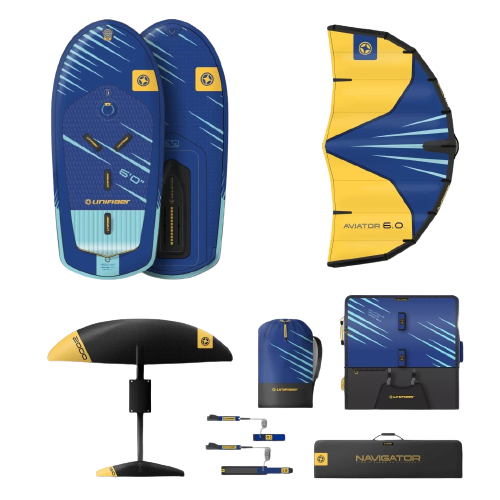 Complete Wing Foil Package - 6'0 Board, 6.0m2 Wing , 2000cm2 Foil ...