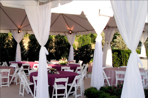 Tent Leg Drapes | Your Event Store