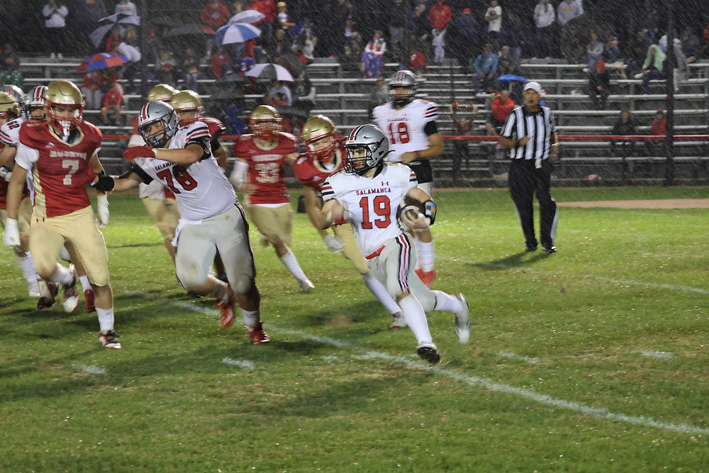 New leaders power Salamanca football past Olean 19-13 in season-opener