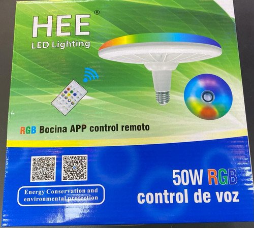 FOCO UFO-50RGB CON BOCINA | HEE LED LIGHTING