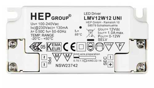 HEP LMV12W12 uni Driver | seerled