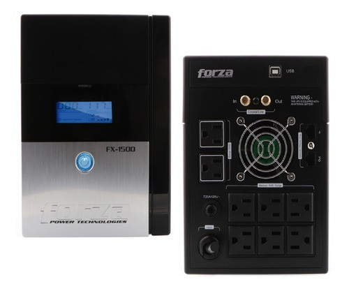 UPS FORZA 1500VA/840 WATTS 8 SALIDAS | Soptec Honduras