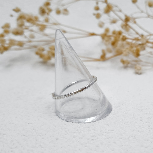 Simple Textured Stacker Ring | Mooi Jewellery