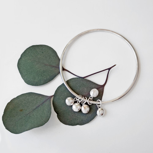 Molten Charm Bangle | Mooi Jewellery