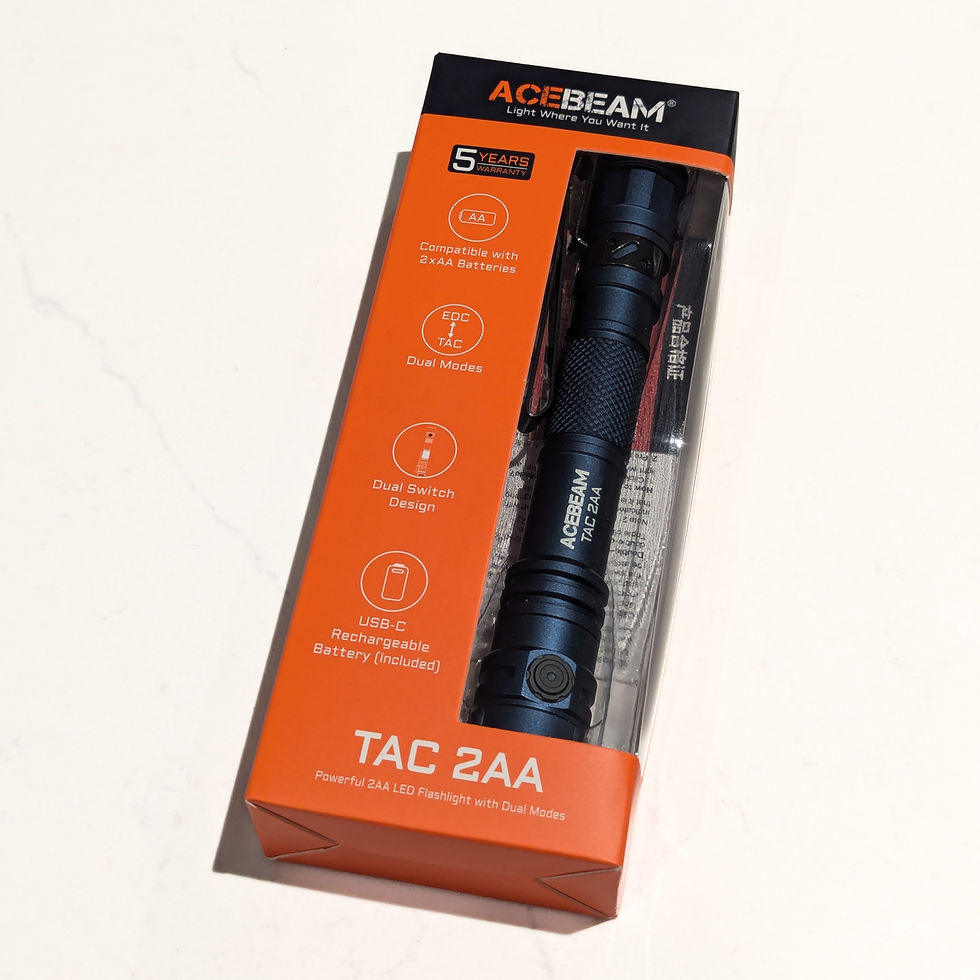 Flashlight Review: Acebeam TAC 2AA (SFT-25R HI)