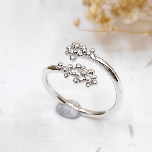 Bubble Cluster Wrap Ring | Mooi Jewellery